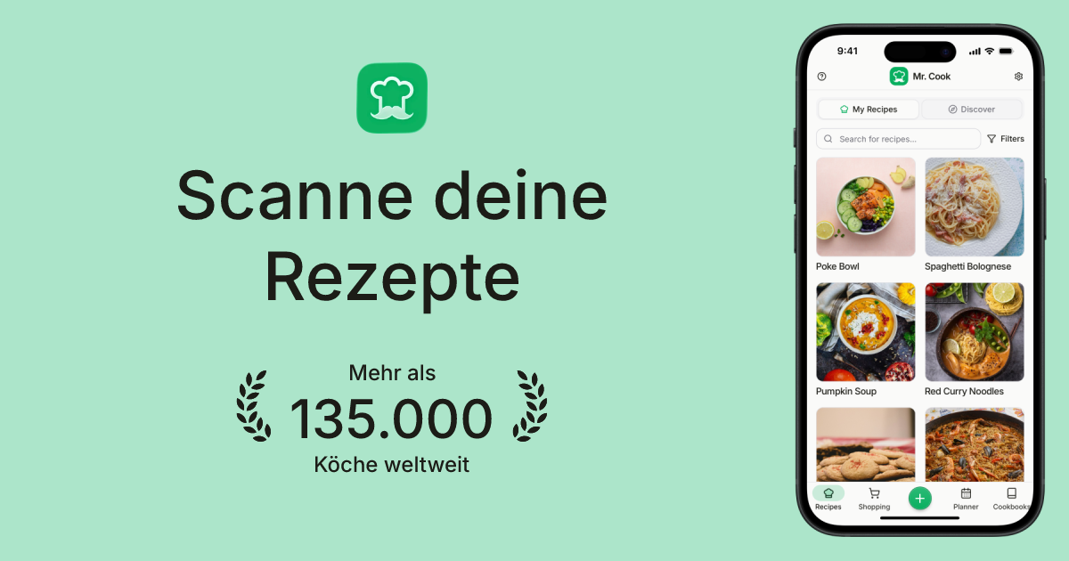 Rezeptscanner: Digitalisiere deine Rezepte in Sekundenschnelle - Mr. Cook