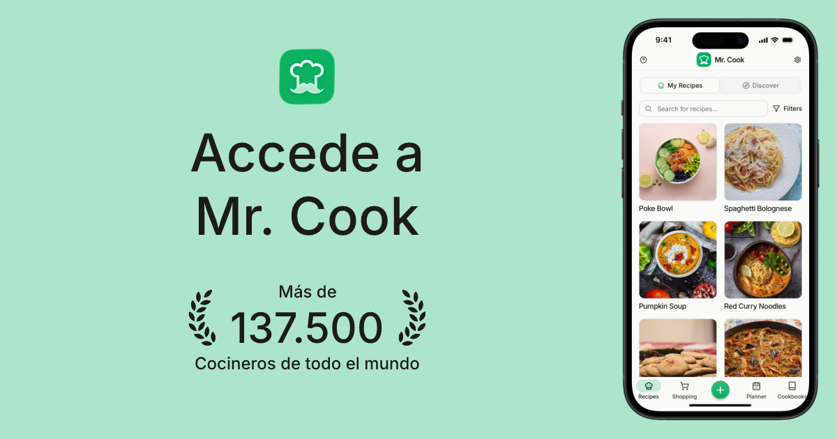 Inicie sesión en Mr. Cook