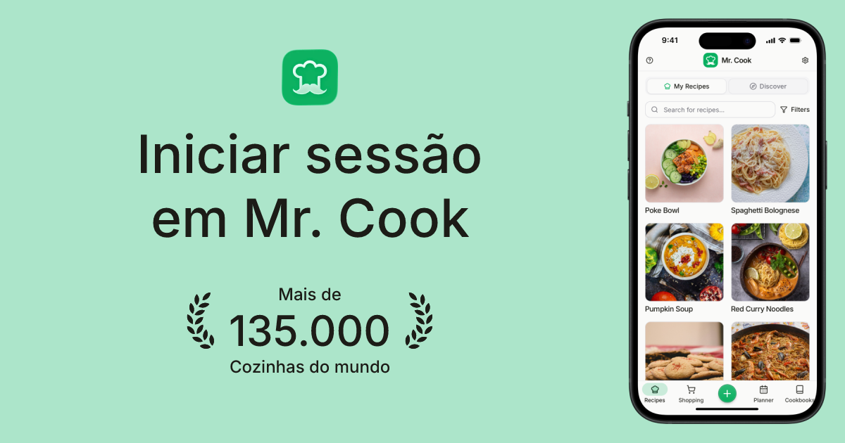 Iniciar sessão em Mr. Cook